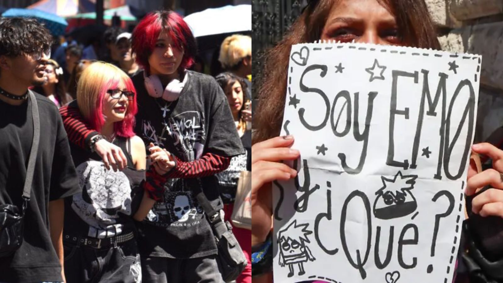 ¡Volvió la Marcha Emo! La CDMX Revive la Cultura que Marcó una ...