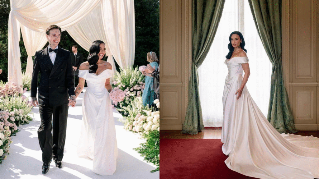 El amor está en el aire: Así fue la boda de Demi Lovato y Jordan Lutes ...